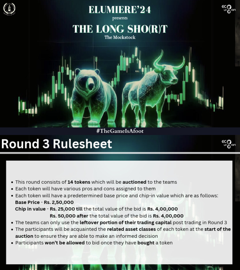 Rule Sheet Round 3 | PDF