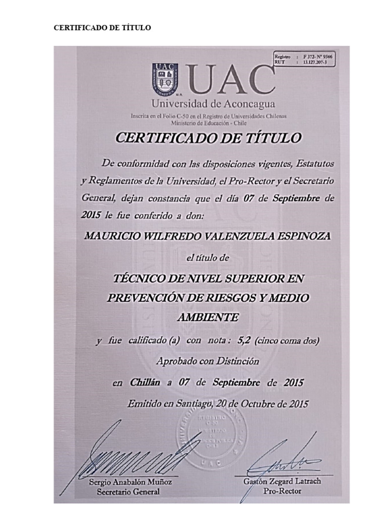 Certificado de Título CONALEP Digital | PDF