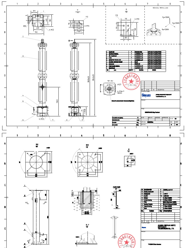 VOLTAGE TRANSFORMER SUPPORT CALCULATION NOTE R0 | PDF | Transformer ...
