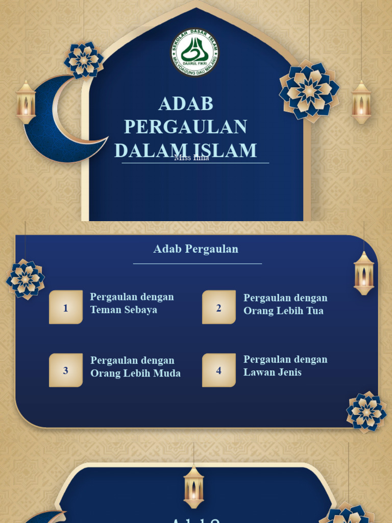 Adab Pergaulan | PDF