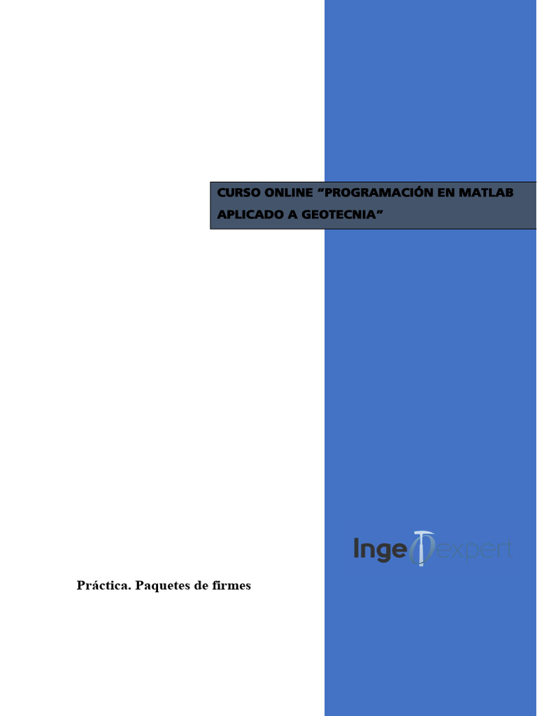 Práctica Paquetes de Firmes | PDF