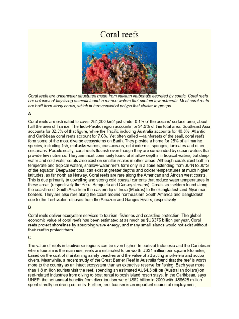 Coral Reefs | PDF