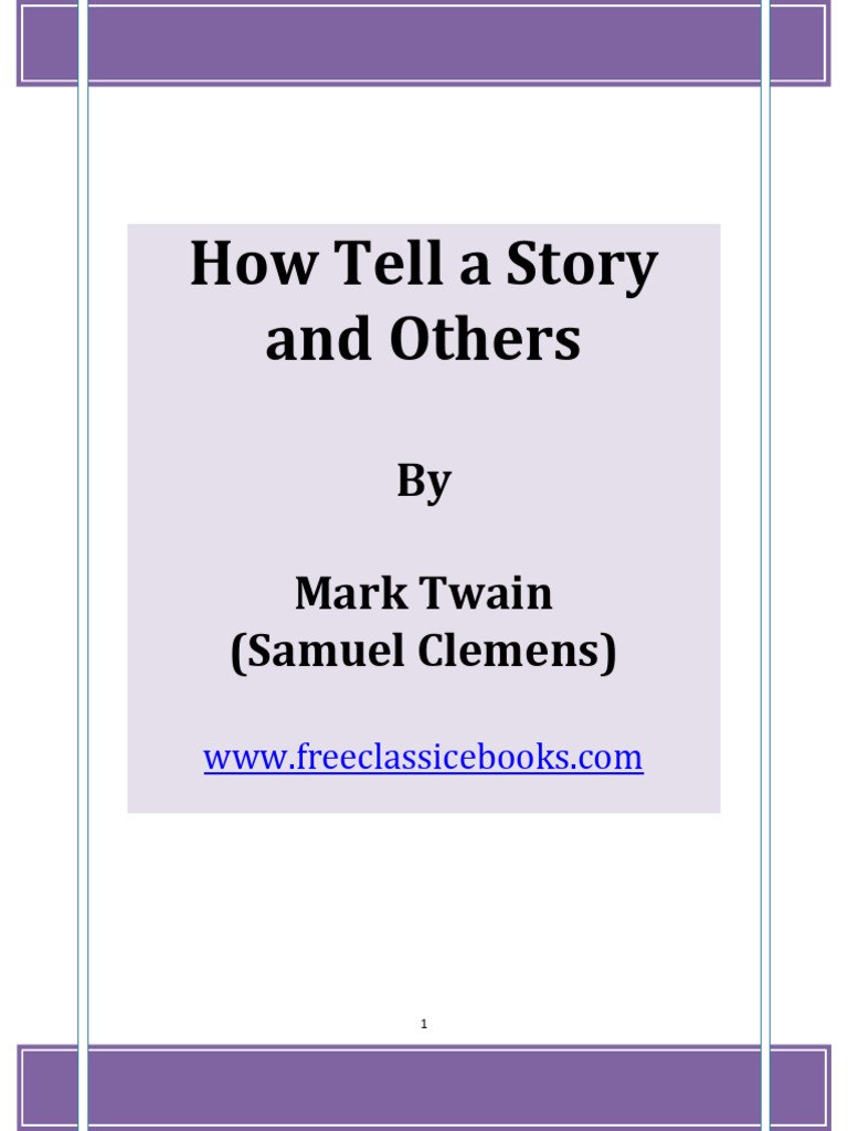 How Tell A Story and Others | PDF