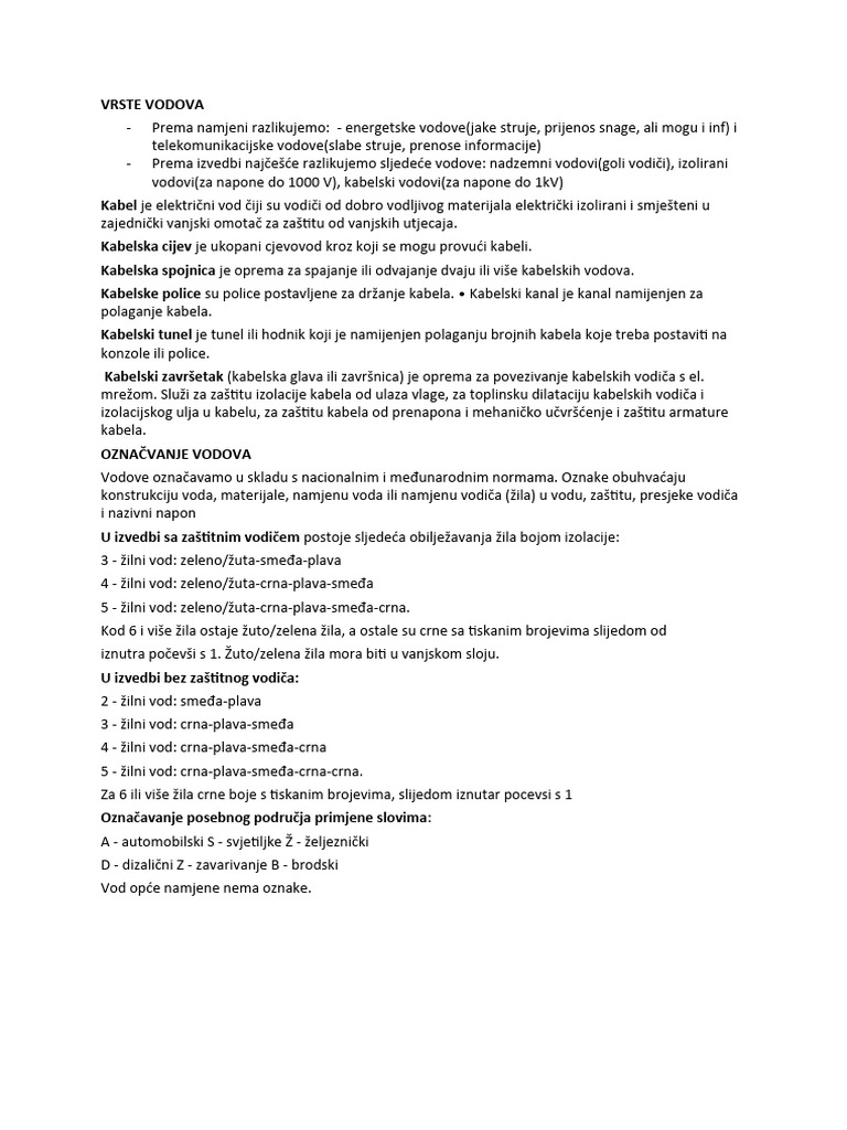 VRSTE VODOVA | PDF