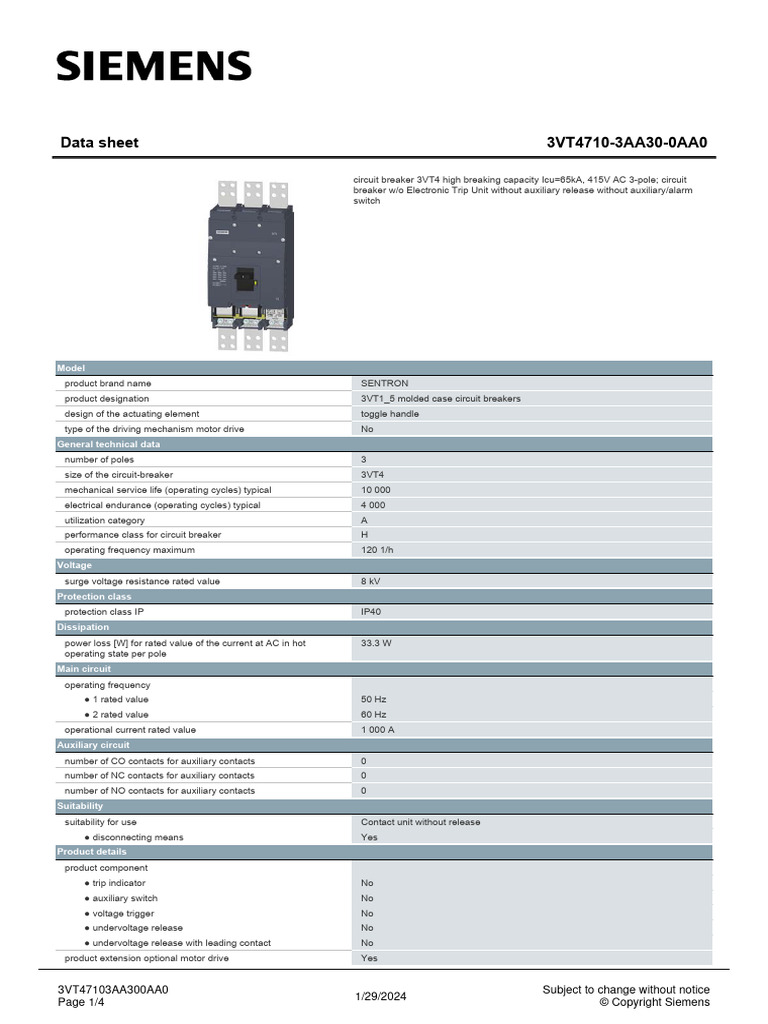 3VT47103AA300AA0 Datasheet en | PDF | Electrical Engineering | Electricity
