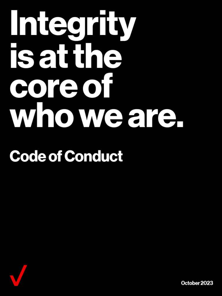 Verizon Code of Conduct | PDF