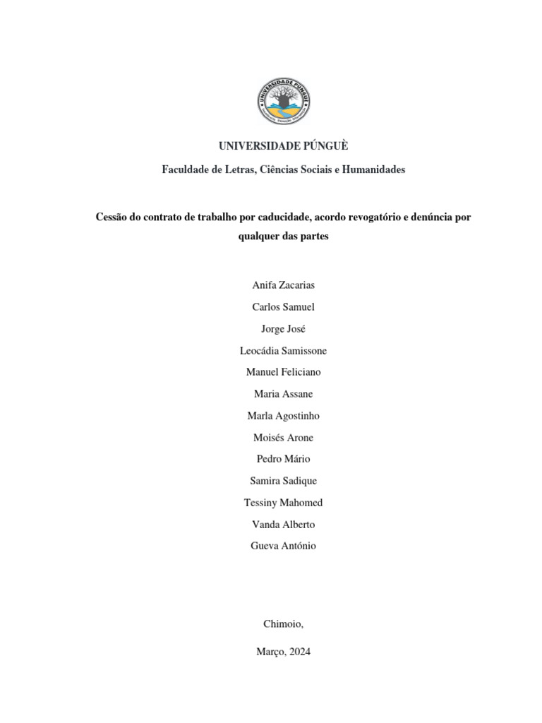 Cessão Do Contrato De Trabalho Pdf Pensão Alimentícia Férias