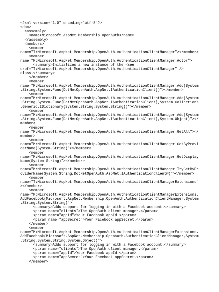 OpenAuth Membership Management Guide | PDF | Login | Http Cookie