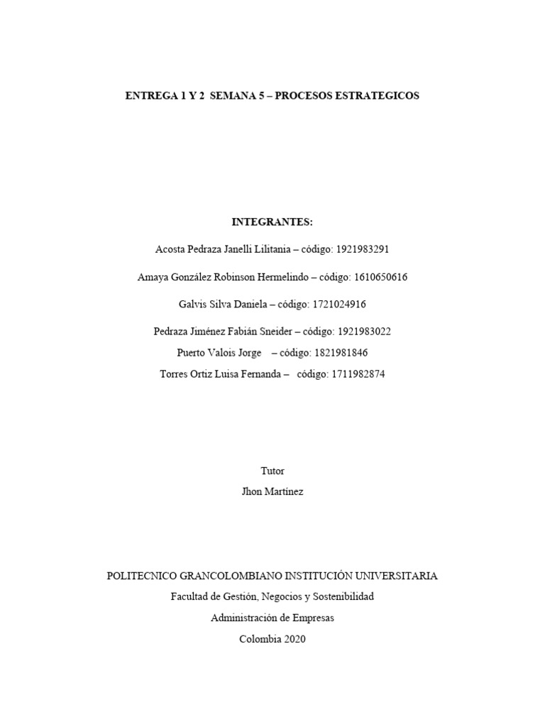 Analisis - Nutresa - Segunda Entrega SM5 | PDF | Colombia | Gestión de recursos humanos