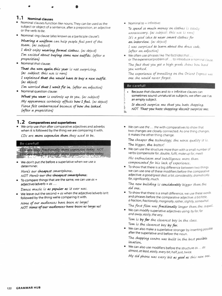 Grammar Hub | PDF