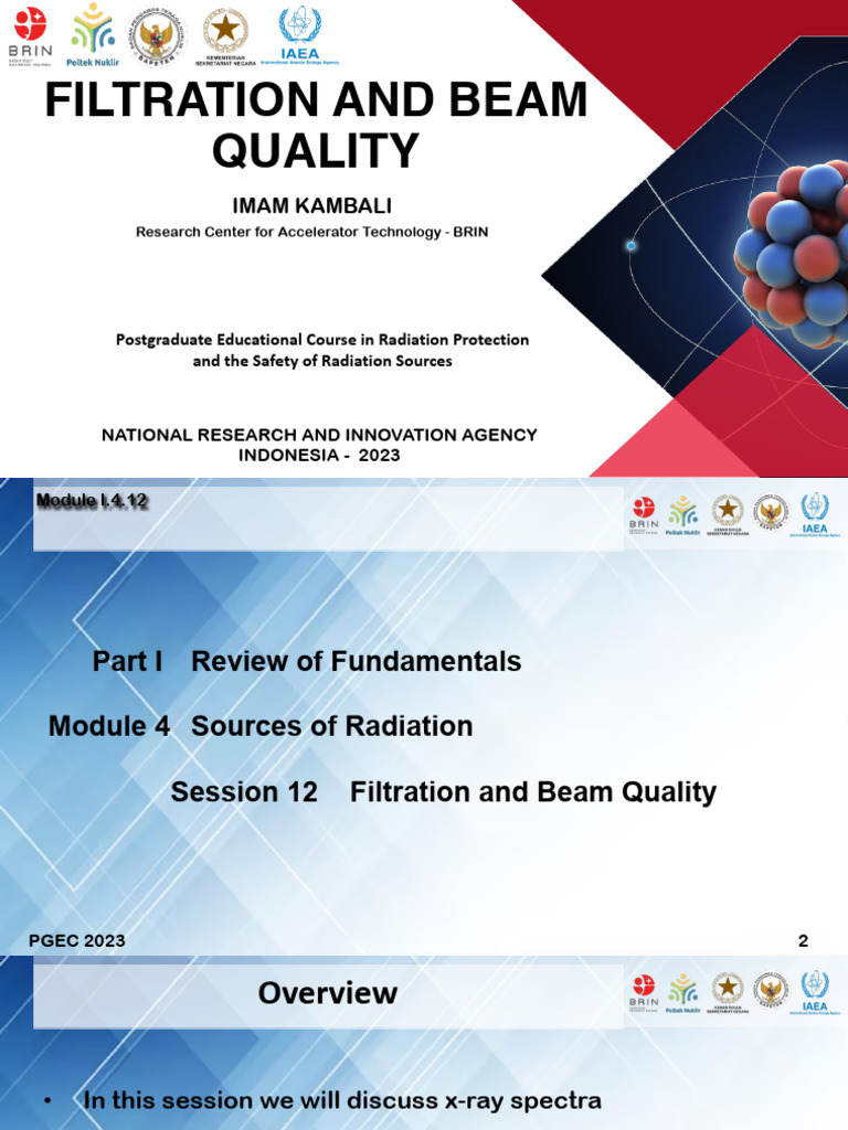 1.4.12 - Filtration and Beam Quality | PDF | Ionizing Radiation ...