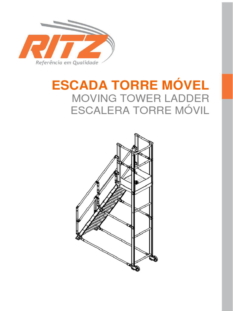 Mi0095 Escada Torre Movel Revd | PDF | Materiais