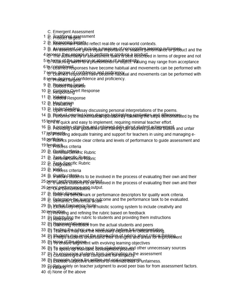 p1 p3 Sample Questions | PDF