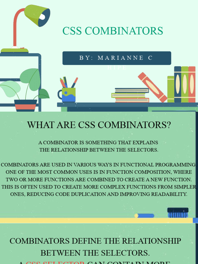 CSS Combinators Guide & Examples | PDF | Software Development | Software Engineering