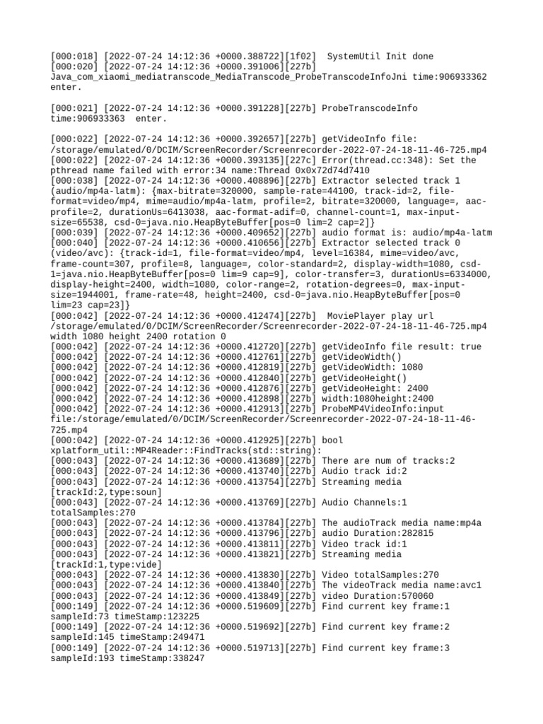 trace | PDF | Codec | Digital Technology