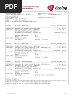 Weekly Flight Schedule for UNHAS DRC | PDF | Aviation