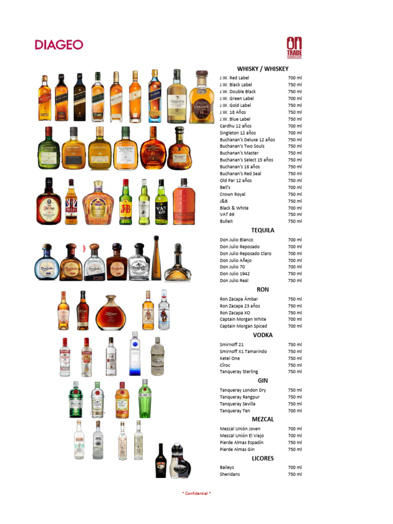 Portafolio Diageo F20 | PDF