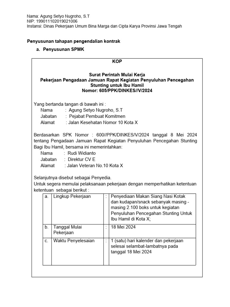 Lampiran 07 - Form SPMK Dan Monitoring Jadwal Pengiriman | PDF