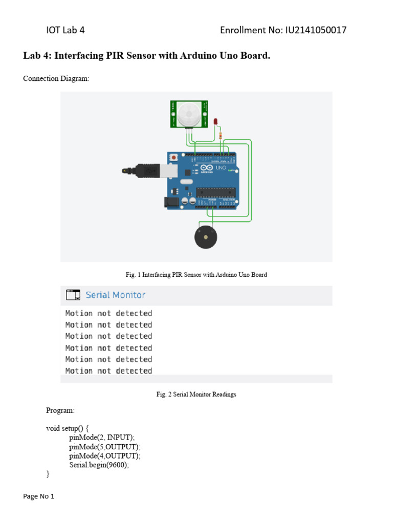 IOT Lab 4 | PDF | Arduino | Function (Mathematics)
