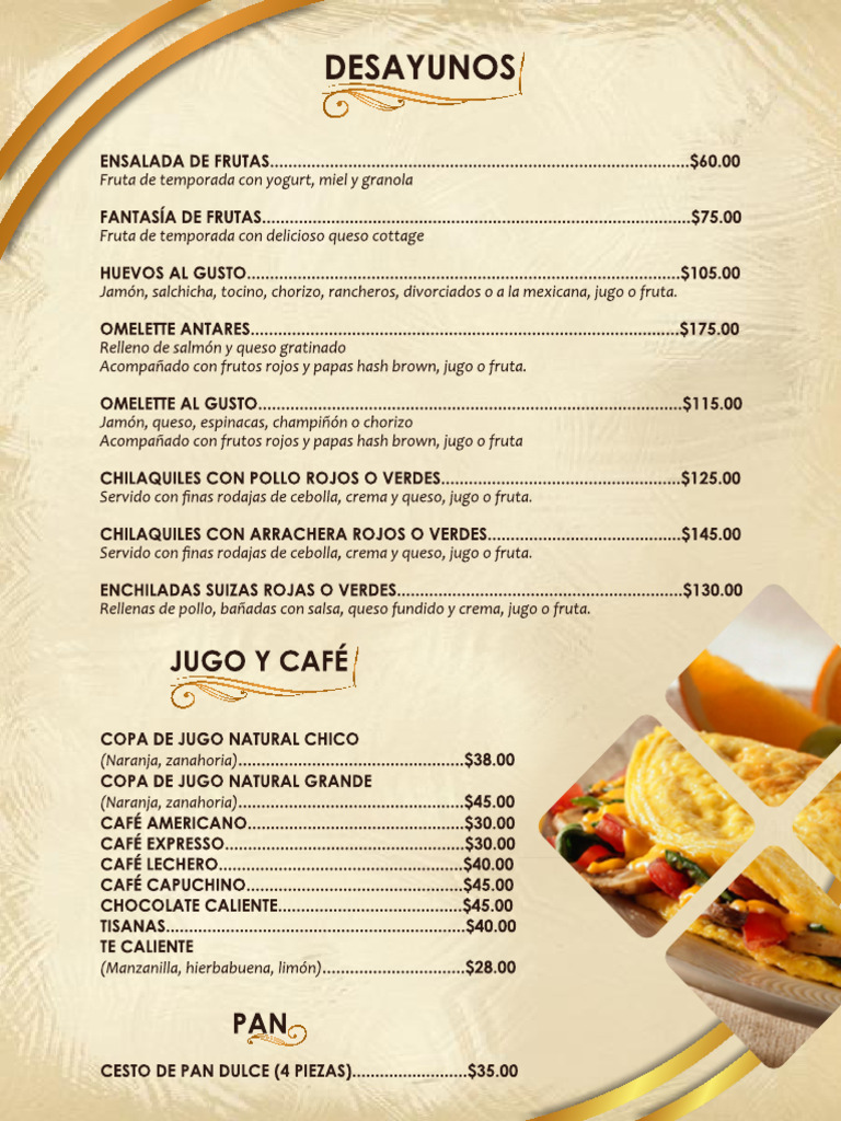 Menu Antares | PDF