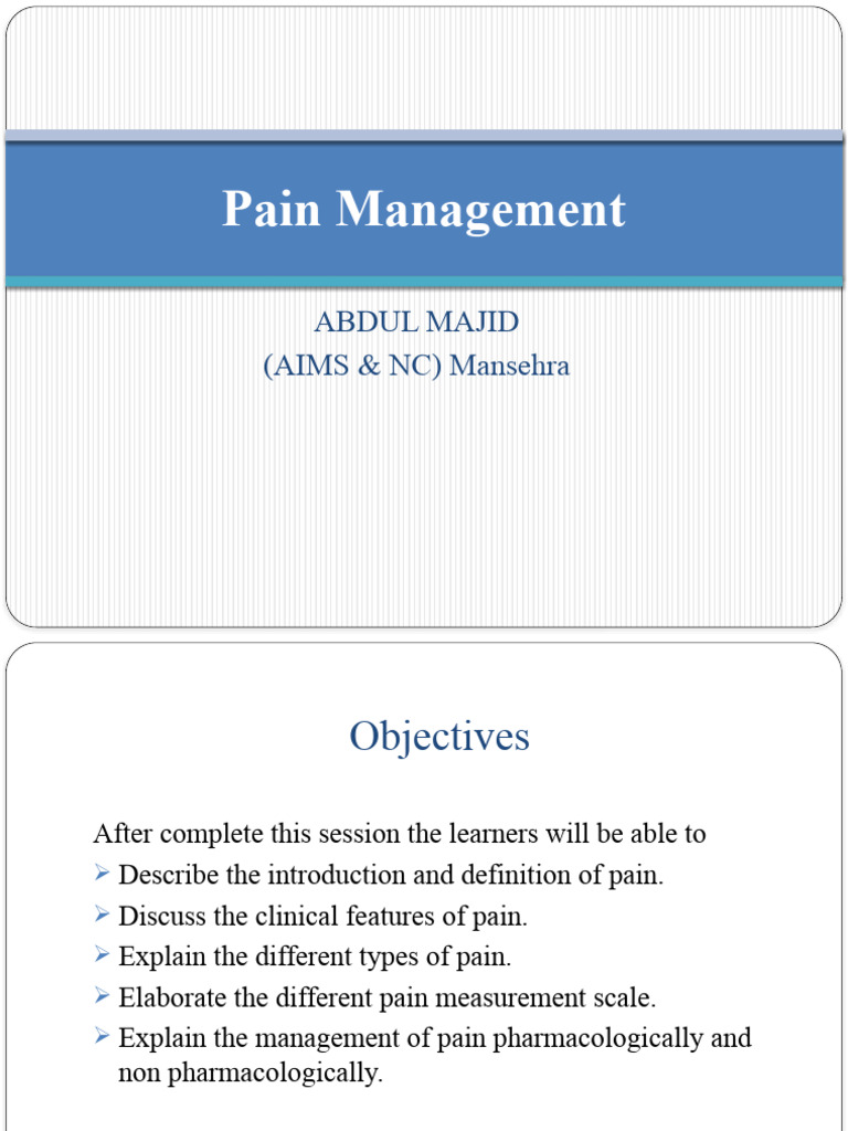 Vital Sign Pain | PDF | Pain | Analgesic