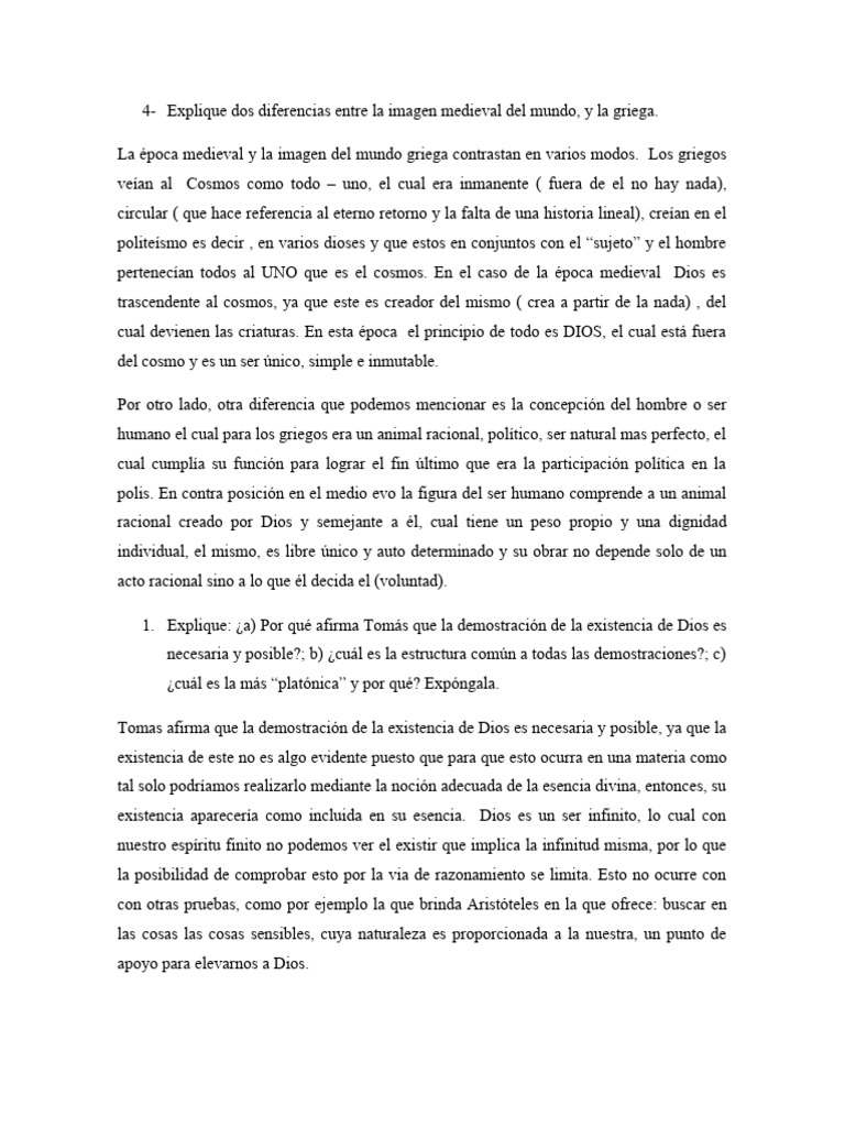 Cuevas- 2parcial | PDF | Existencia | Esencia