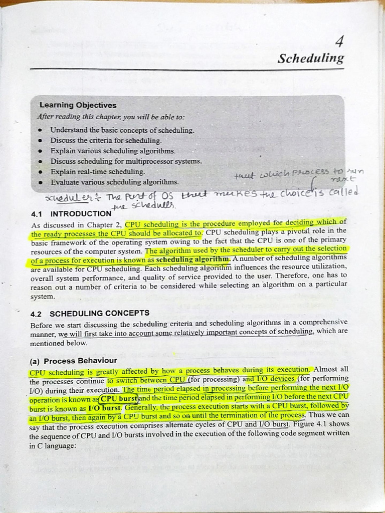 Scheduling Algorithm Pdf Scheduling Computing Process Computing 0077