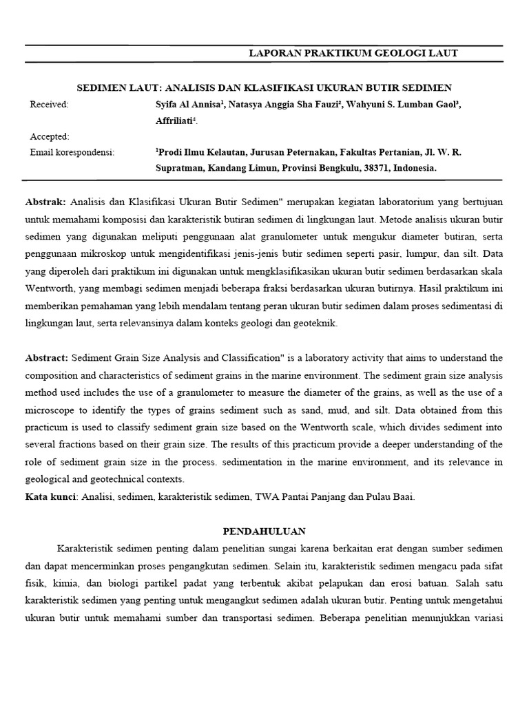 Laporan Geologi Acara 1 TGL 7 Maret 2024 | PDF