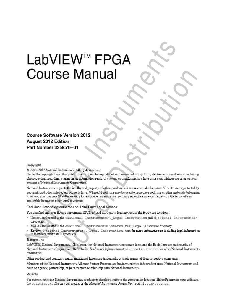 LabVIEW FPGA Course Manual | PDF | Field Programmable Gate Array ... LabVIEW FPGA Course Manual | PDF | Field Programmable Gate Array ...