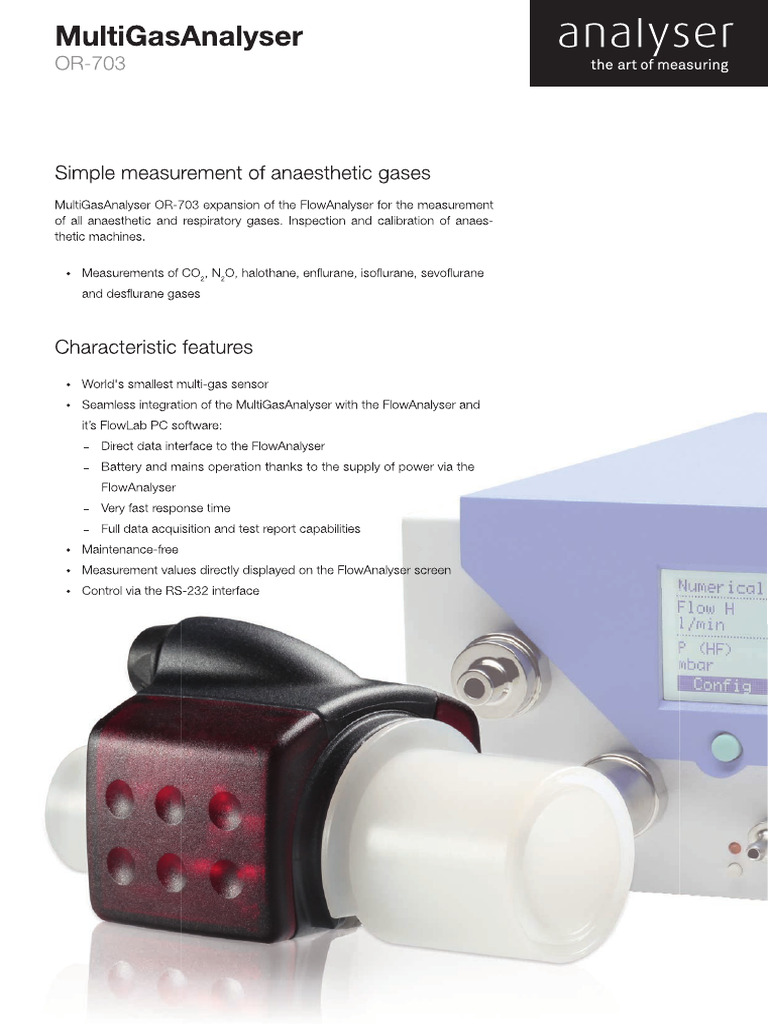 MultiGasAnalyser - EN - Imtmedical or 703 | PDF