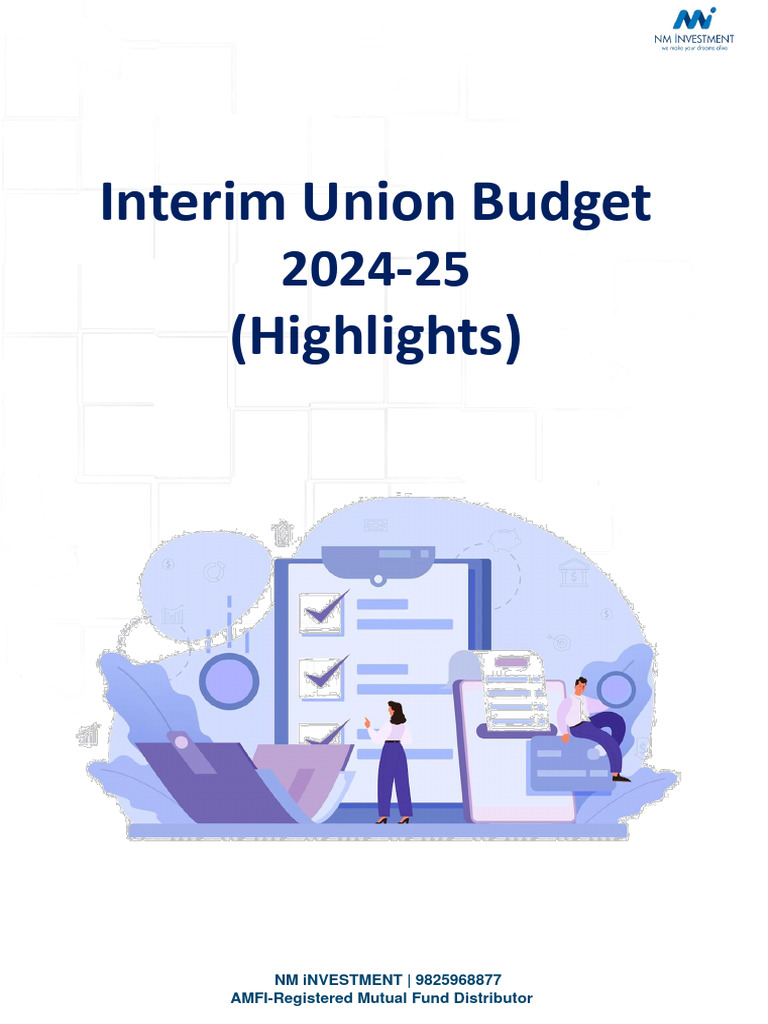 Interim Union Budget | PDF | Taxes | Gross Domestic Product