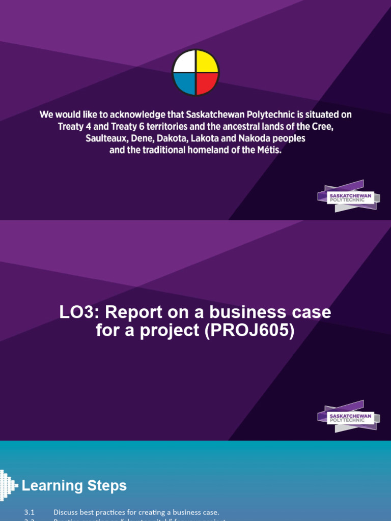 LO3 - PROJ606 - Business Case | PDF | Business | Career & Growth