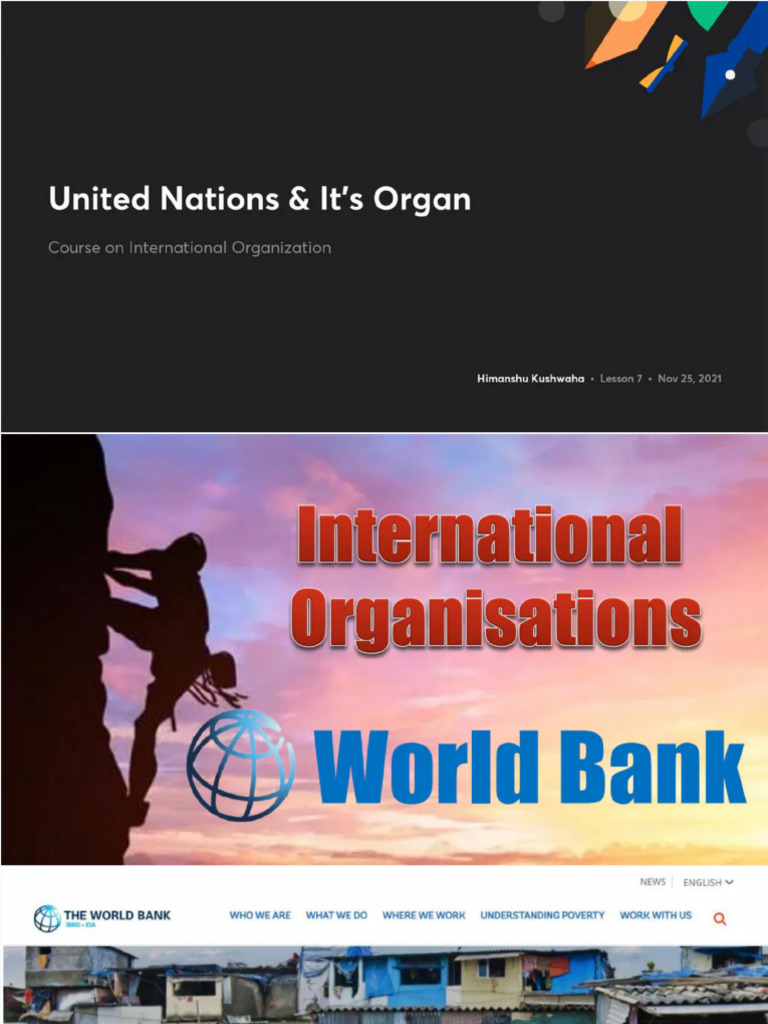 7 - World Bank & Un | PDF