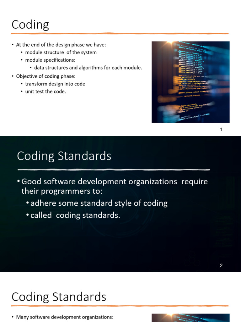 8.coding Standards and Code Review Techniques | PDF | Computer Programming | Variable (Computer ...