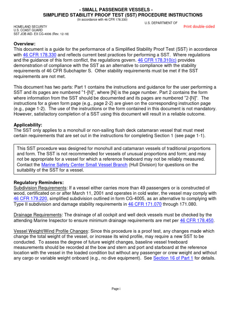 SST Job Aid Ex CG 4006 | Download Free PDF | Ships