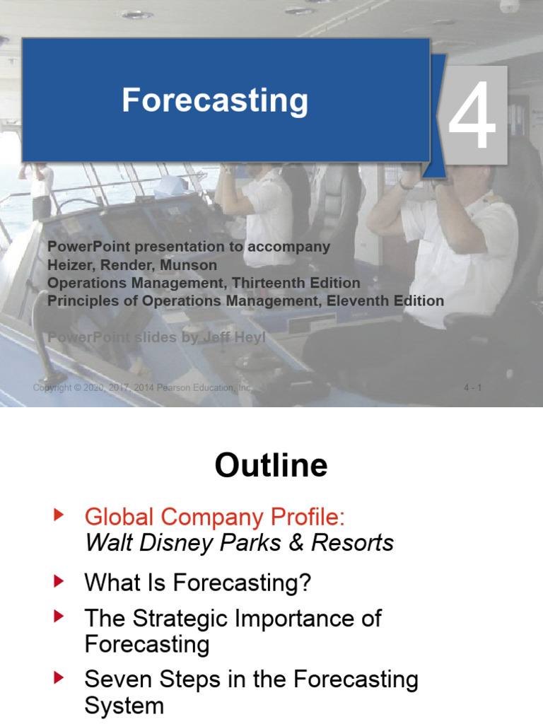 Heizer Om13 Ch04 Forcasting | PDF | Forecasting | Moving Average