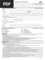 MIE Background Screening Form | PDF | Justice | Crime & Violence