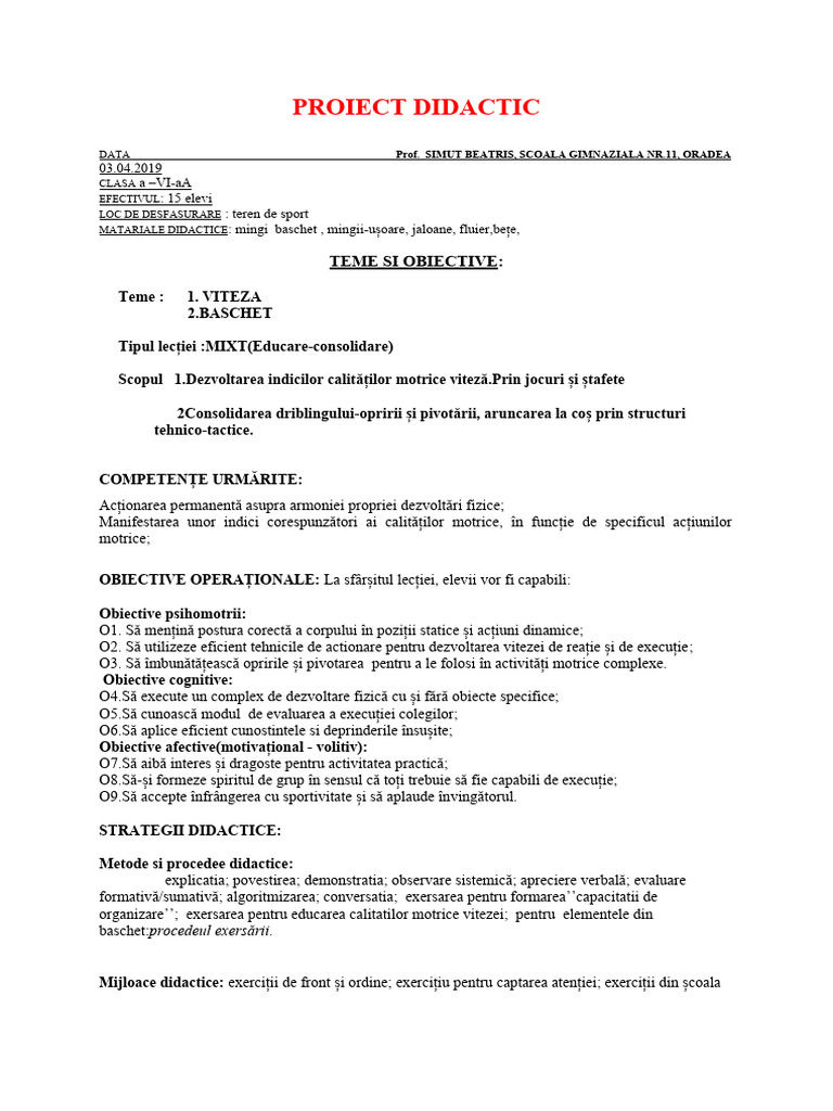 proiect_didactic_clasa_a_via_a | PDF