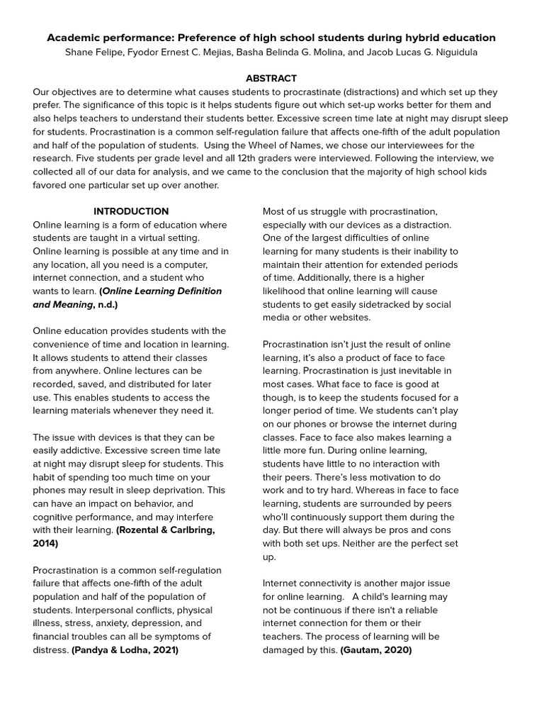 Research Poster Manuscript | PDF