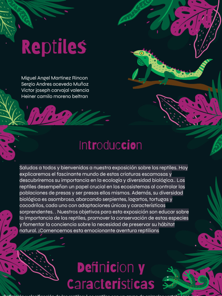 Reptiles | PDF | Reptil | Habitat