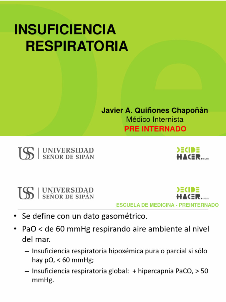 Insuf Resp, EPOC, EPID | PDF | Enfermedad pulmonar obstructiva crónica ...