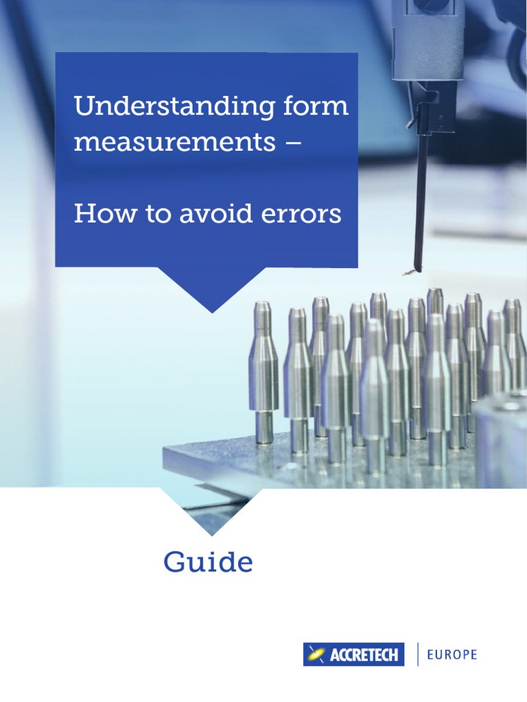 Form Measurement Error Prevention Guide | PDF | Engineering Tolerance ...