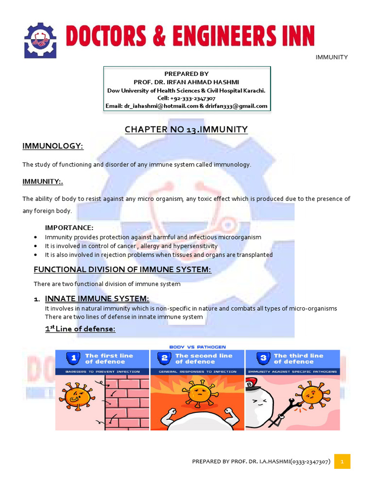 Xi Notes Immune System 2 Pdf Immune System Adaptive Immune System