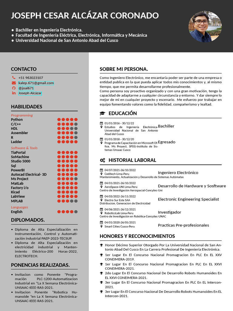 CV - Joseph Alcazar | PDF | Arte