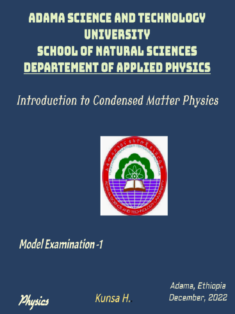 Condensed Model | PDF | Crystal Structure | Semiconductors