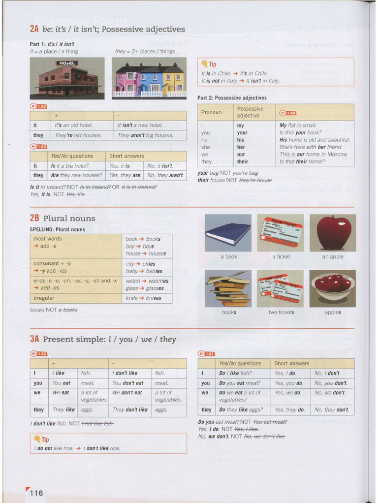 A1 - Grammar Focus (Units 2 To 6) | PDF