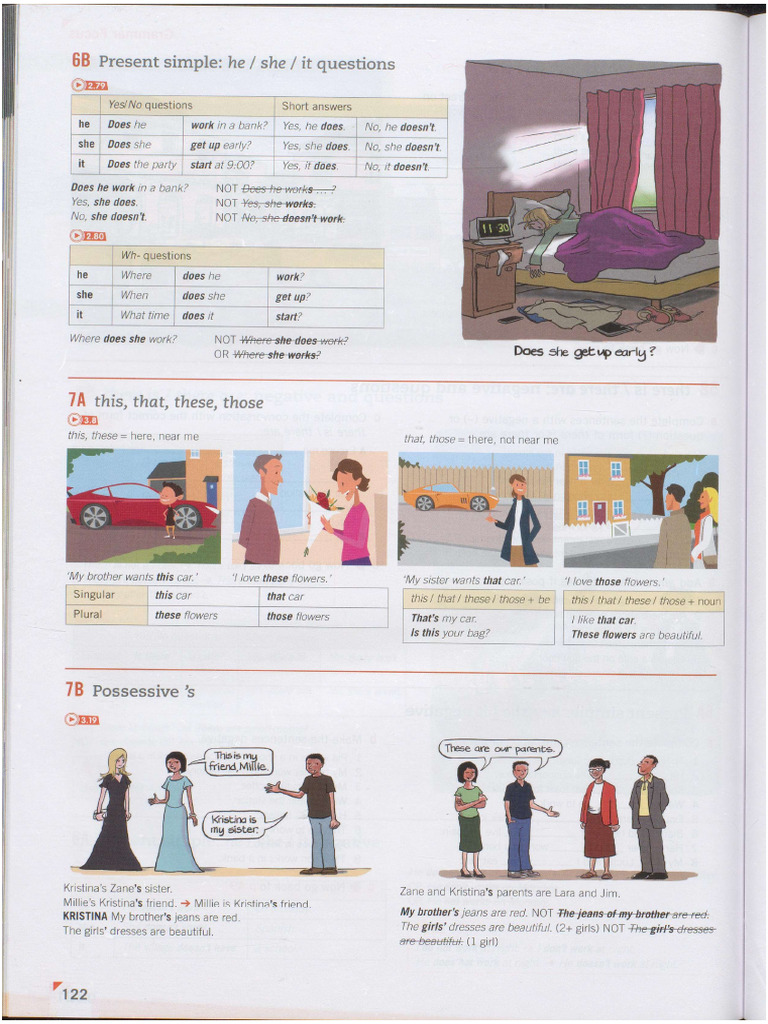 A1 - Grammar Focus (Units 7 To 12) | PDF