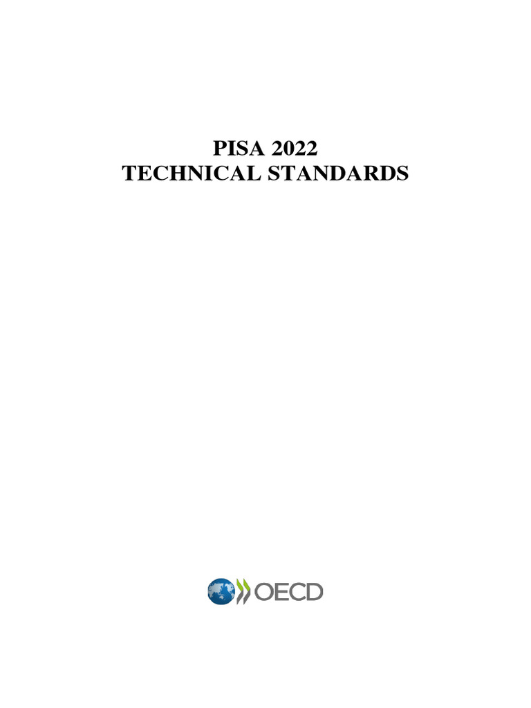 PISA 2022 Technical Standards Overview | PDF | Programme For ...
