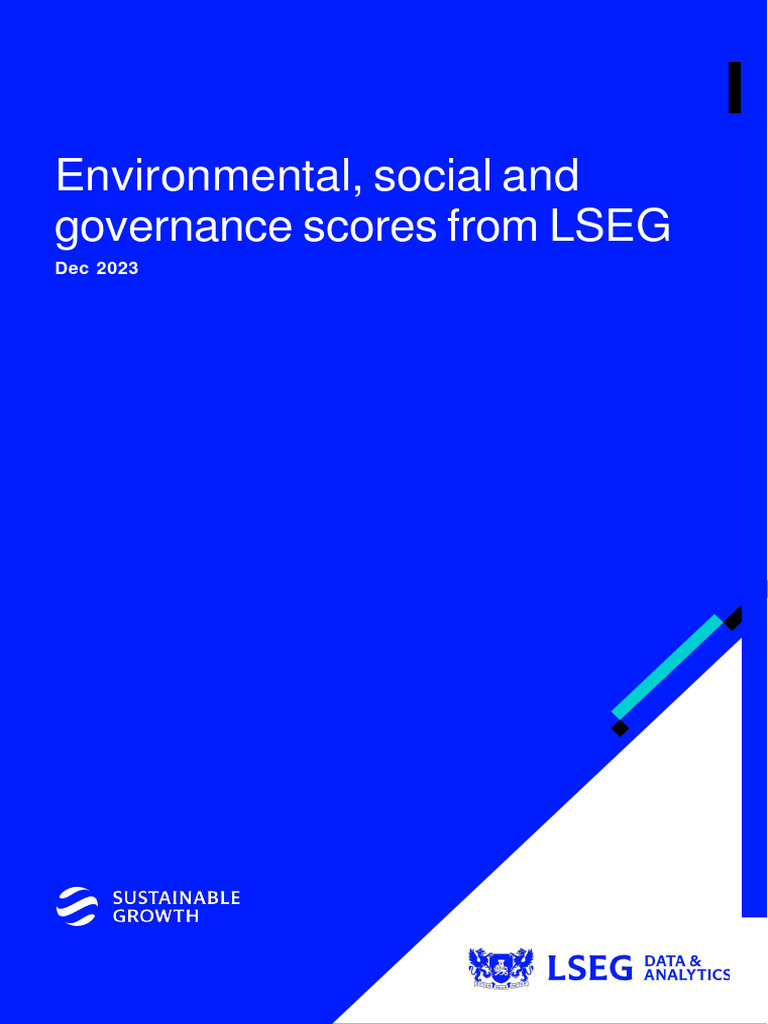 Lseg Esg Scores Methodology | PDF | Governance | Boolean Data Type