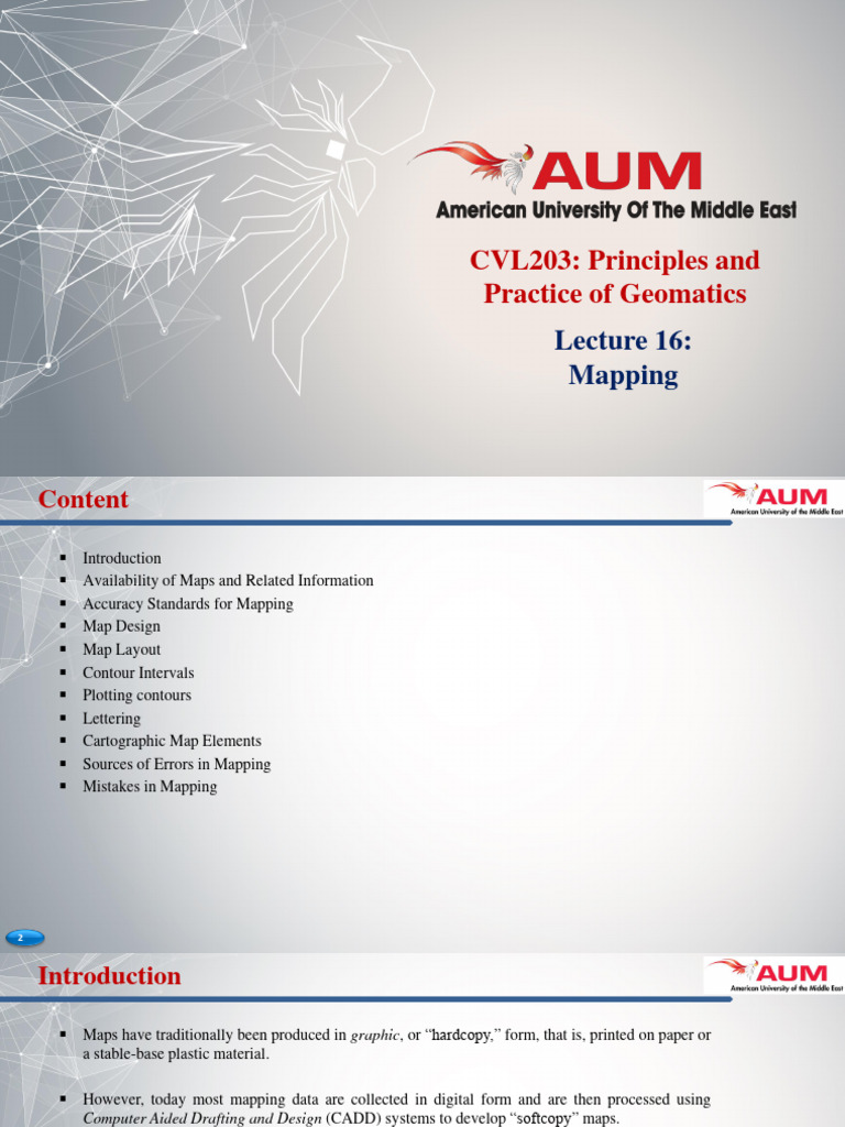 Lecture 16 Mapping | PDF | Map | Cartography
